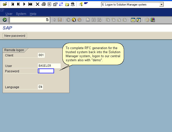 The System Landscape Creating Rfc Connections In Sap Solution Manager