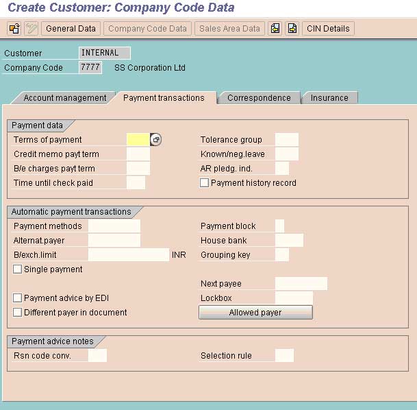 Create Customer Master Record In Sap Fico