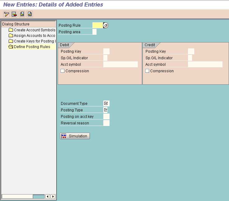 Define Posting Key Ad Posting Rules For Bank Transactions In Sap Fico