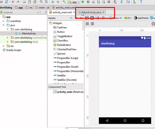 Alert Dialog Example In Android