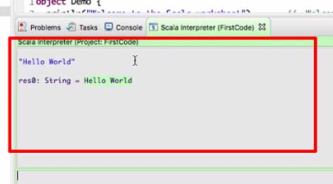 Getting Started with Scala Code Example Hello World