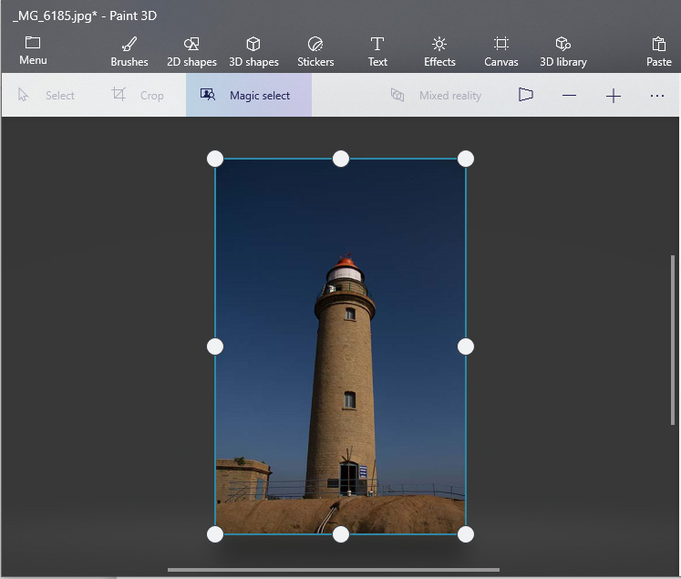Paint 3D Transparent Background