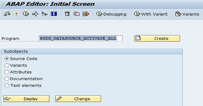 Rsds Datasource Activate All Datasource Based On Webservice Remains Inactive After Transport