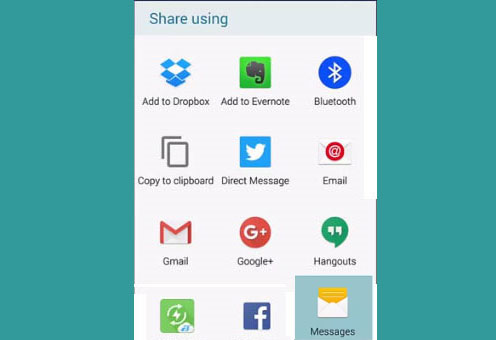 Share Button in Android App