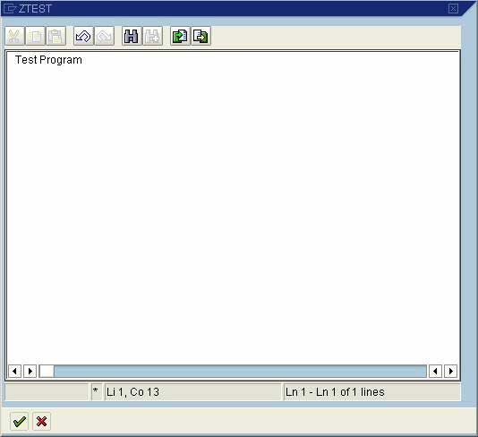 Termcontroledit Editor Window Abap Custom Text Editor Pop Up 4981
