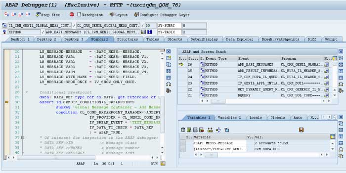 Debug CRM WebUI using Conditional Breakpoints Debug CRM WebUI using Conditional Breakpoints