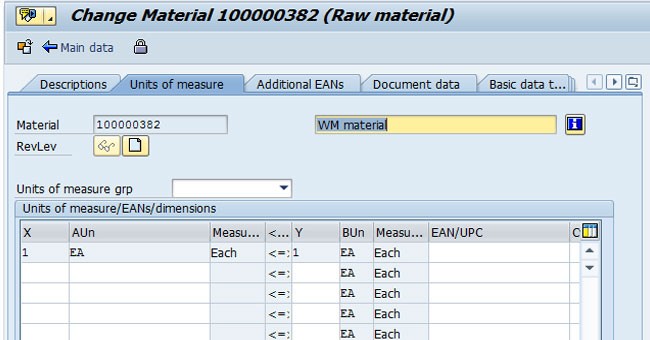 Convert Base Unit Of Measure To Alternative Unit Of Measure