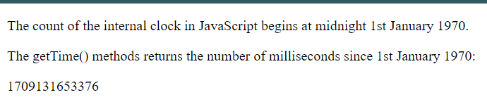 How to use the getTime() to generate Timestamps in JavaScript How to use the getTime() to generate Timestamps in JavaScript