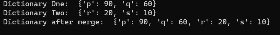 Different Methods to Merge two Dictionaries in Python Different Methods to Merge two Dictionaries in Python