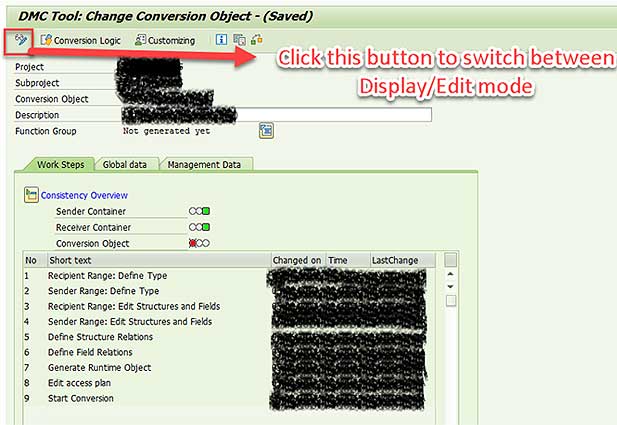 Activate Migration Object Manually 0084