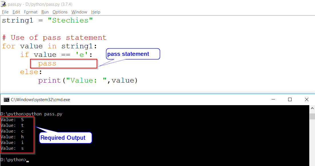 Pass Statement in Python Pass Statement in Python