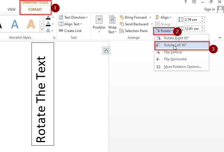 Implica ii Splendid Sco ian How To Rotate Word Text Facilit i C zut Opune