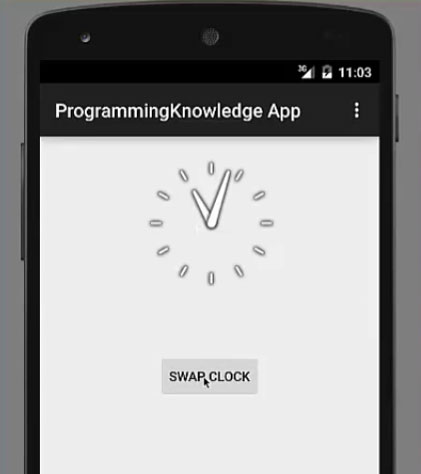 Analog and Digital Clocks in Android