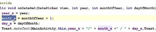 Datepicker Dialog Example In Android